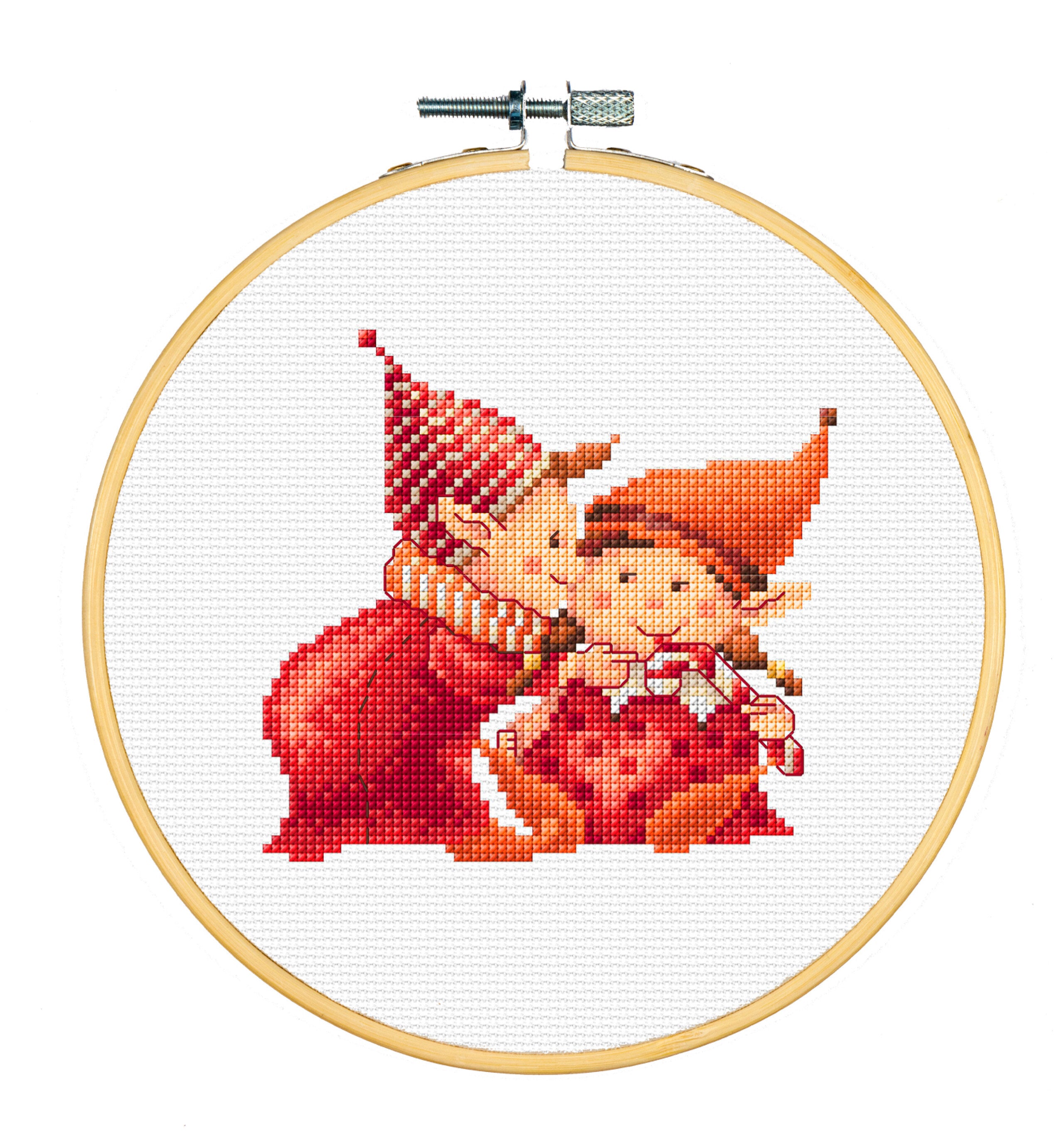 Dutch Stitch Brothers Embroidery Kits - Counted Cross Stitch Set with